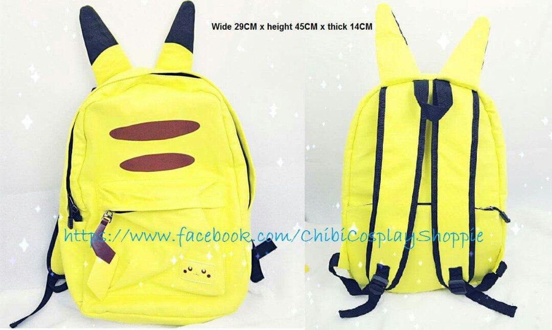 POKEMON PIKACHU BACKPACK, Men's Fashion, Bags, Backpacks on Carousell