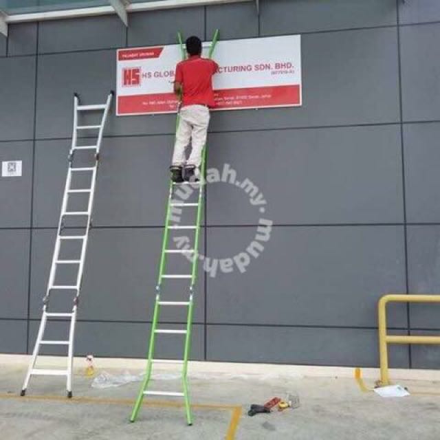 Tangga Lipat (READY STOCK) 16step warna hijau limited edition ...