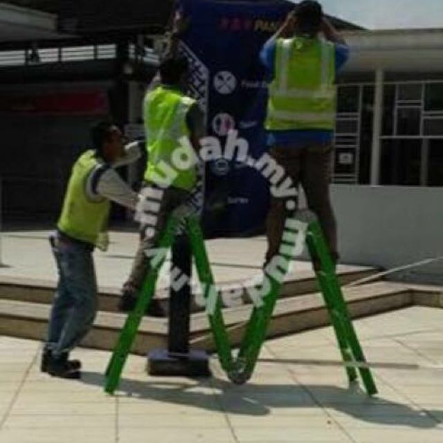 Tangga Lipat (READY STOCK) 16step warna hijau limited edition ...