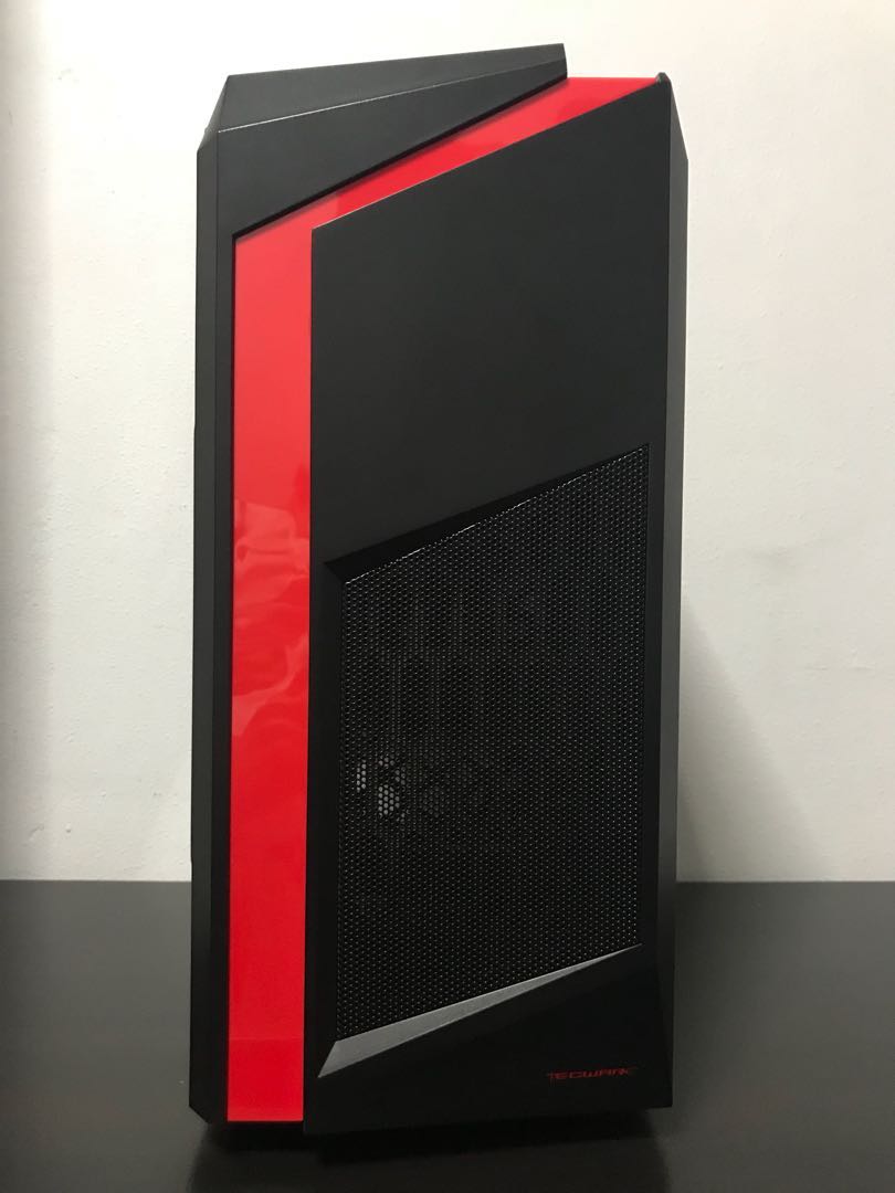 Tecware F3 Mini Tower Gaming Case [Red], Electronics, Computer Parts ...