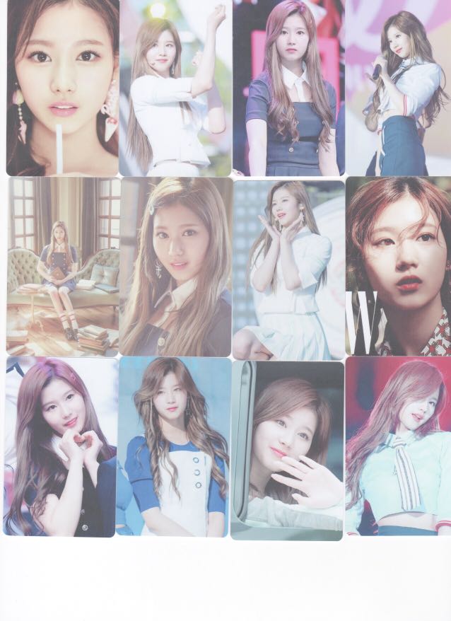 Twice SANA Photocards, Hobbies & Toys, Memorabilia & Collectibles, K ...