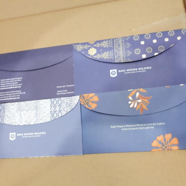 Angpow Packet Sampul Duit Raya BNM Blue Shades, Hobbies & Toys ...