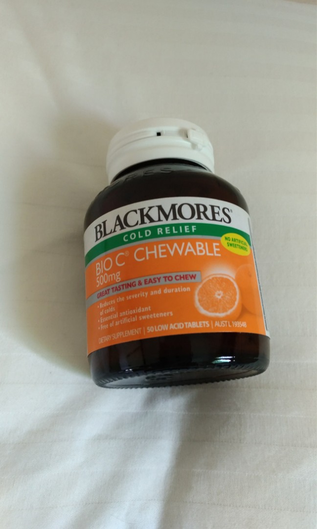 Blackmores cold relief vitamins c, Health & Nutrition, Health ...
