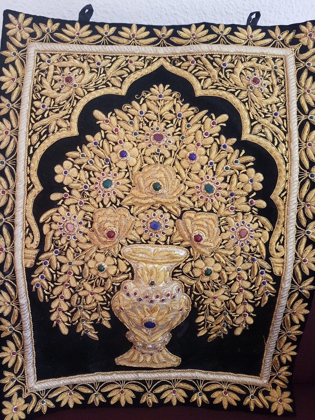 Gold threaded portrait, Furniture & Home Living, Home Decor, Frames ...