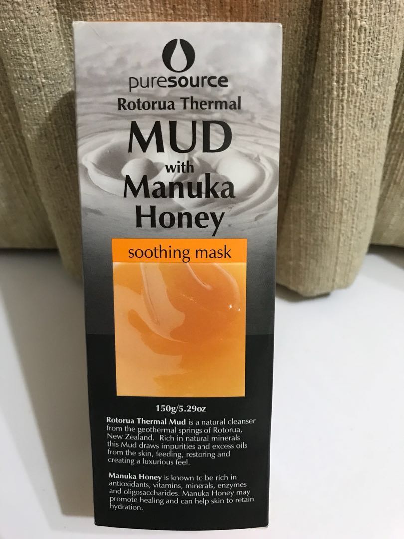 New Zealand Puresource Rotorua Mud Mask with Manuka Honey, Health ...
