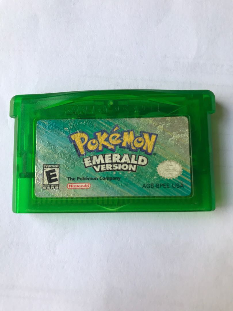 Pokemon Emerald Edition (Gameboy Advanced), Video Gaming, Video Games ...