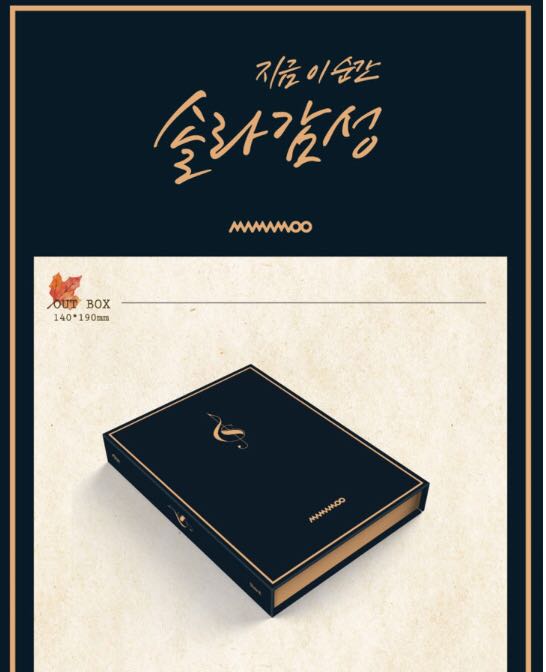 MAMAMOO SOLAR GAMSUNG PHOTOBOOK, Hobbies & Toys, Collectibles ...