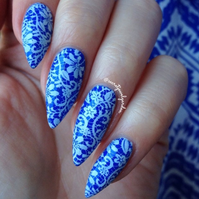 SHARE THIS ITEM : BORN PRETTY Chic Lace Pattern Nail Art Stamp Template ...