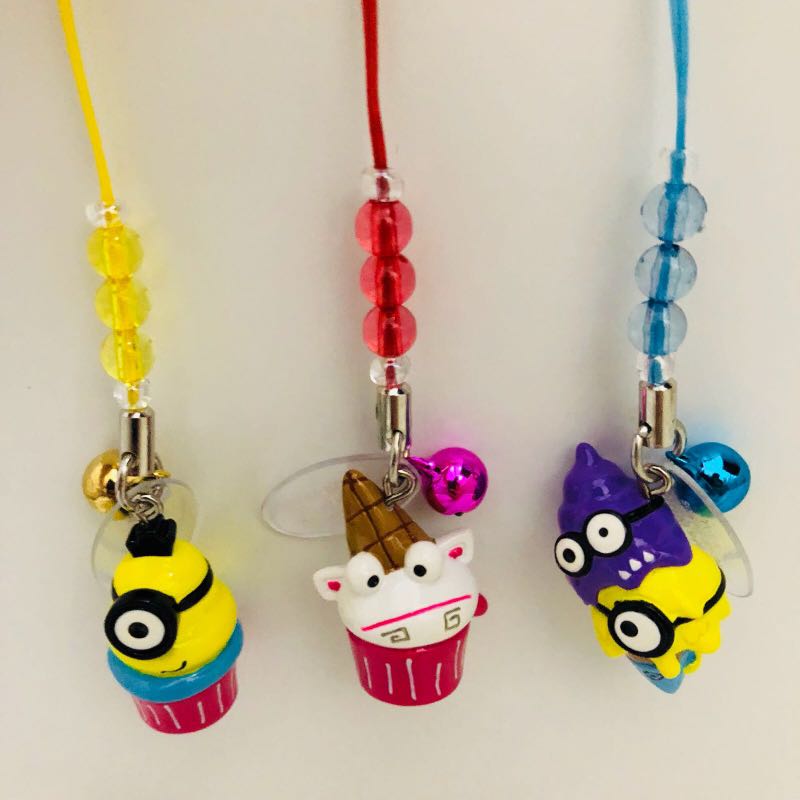 Universal studios Japan despicable me minion keychain set unicorn ...