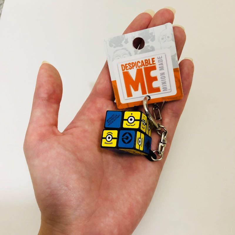 Universal studios Japan minions Rubik's cube keychain despicable me ...