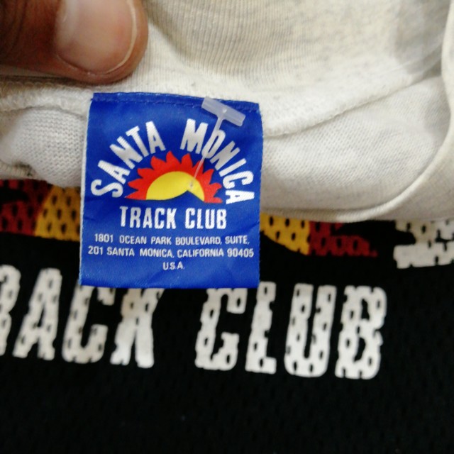vintage santa Monica Track Club, Men's Fashion, Tops & Sets, Tshirts ...