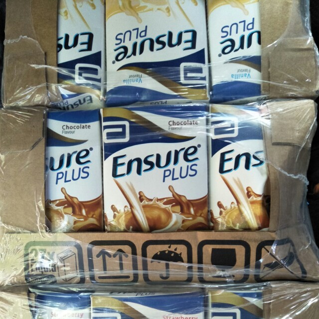 Ensure Plus (Strawberry, Vanilla and Chocolate Flavour), Food & Drinks ...