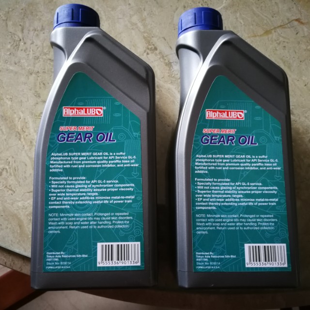 Gear Oil SAE 90 for manual transmission, Car Accessories on Carousell