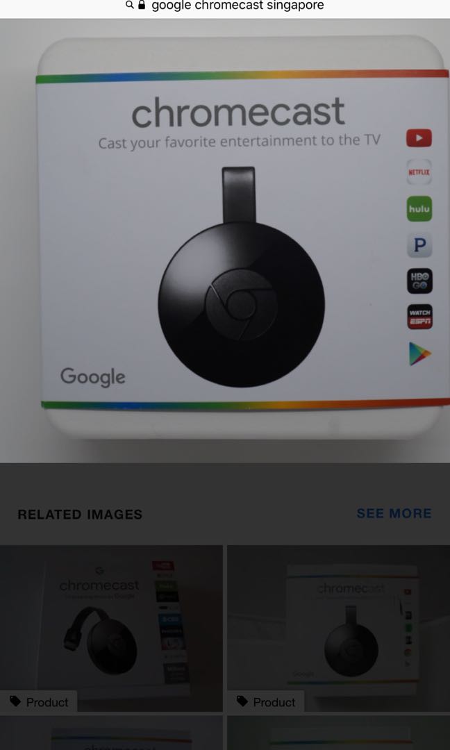 Google Chrome Cast, TV & Home Appliances, TV & Entertainment, Entertainment Systems & Smart Home ...