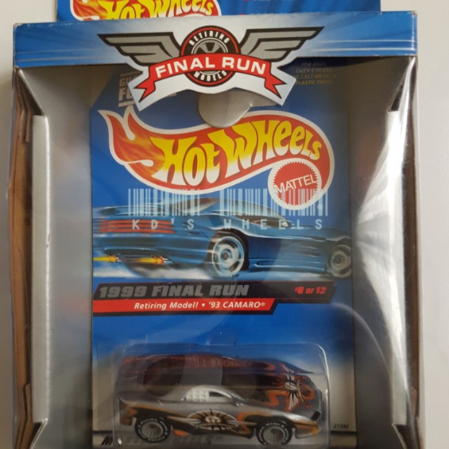 Hot Wheels Final Run '93 Camaro, Hobbies & Toys, Toys & Games on Carousell