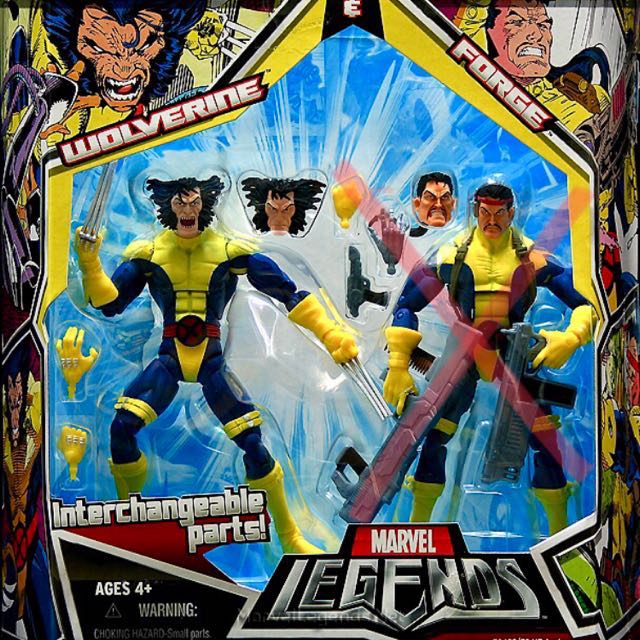 Marvel Legends 2-Pack Series 1 Wolverine (Forge X-Men Select), Hobbies ...