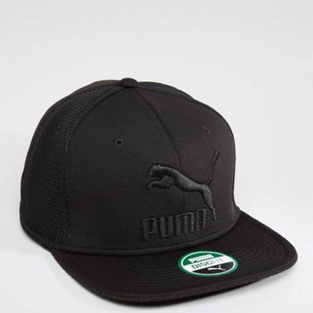 Puma disc fitted cap in black, Men's Fashion, Watches & Accessories ...