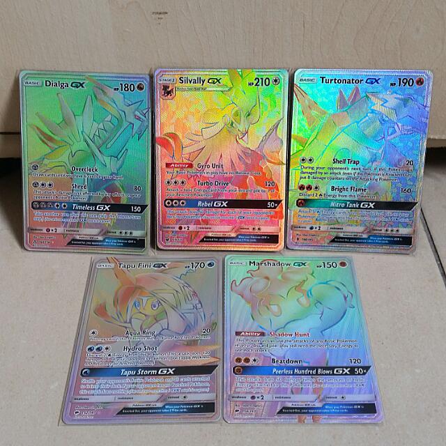 Rainbow Rare Pokemon Cards Hobbies Toys Toys Games On Carousell
