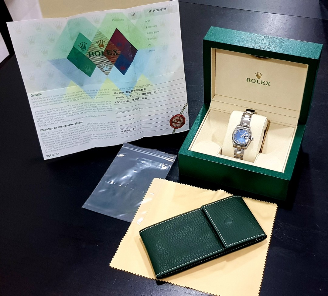 ROLEX DATEJUST26 for Ladies 179174 With original receipt & cert, Luxury ...