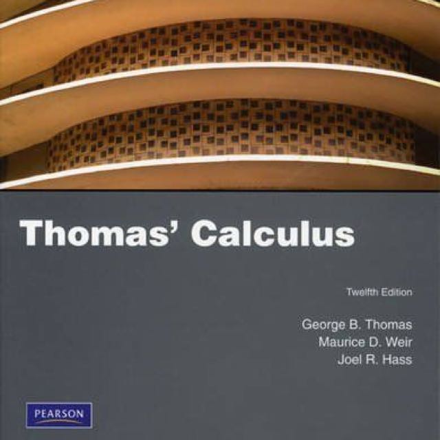 Thomas Calculus 12th Edition, Hobbies & Toys, Books & Magazines ...