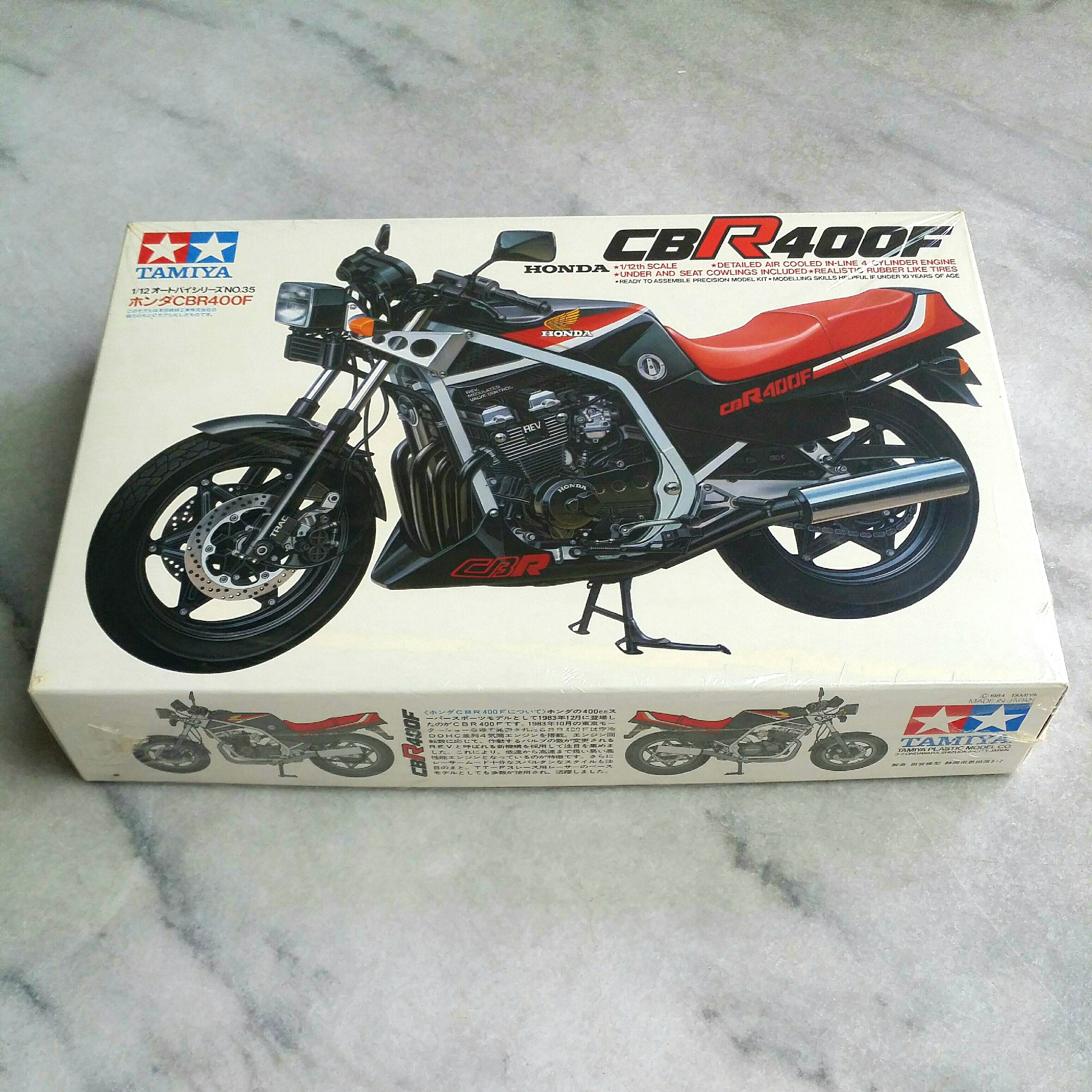 1/12 Tamiya Honda CBR400F *Vintage Set* (Plastic Scale Motorcycle ...
