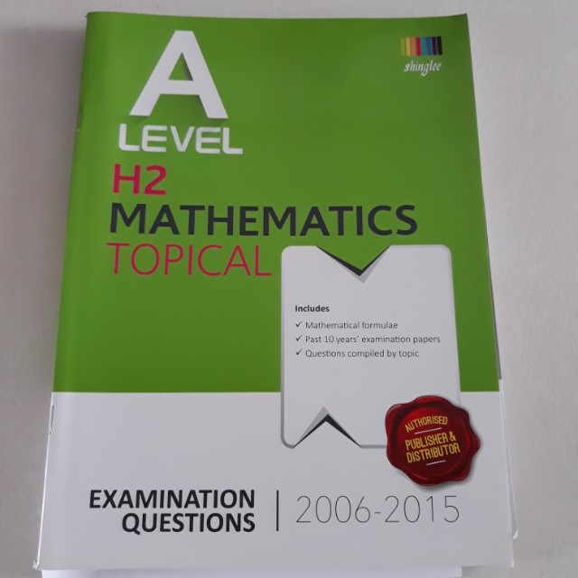 A Level Math Topical TYS, Hobbies & Toys, Books & Magazines, Textbooks ...