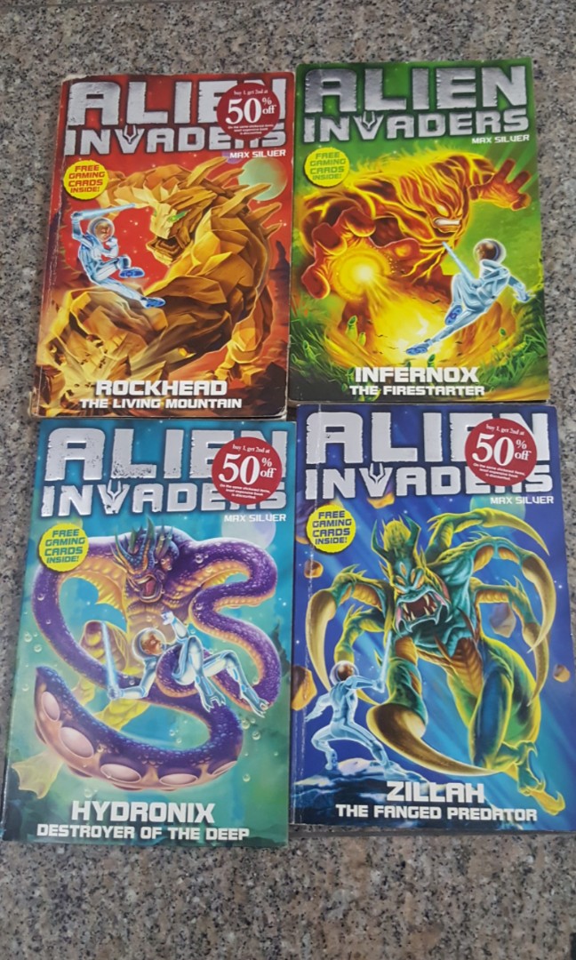 Alien Invaders children adventure books, Hobbies & Toys, Books ...