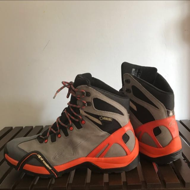 Alpinestars CR-4 Gore-Tex XCR Adventure Riding Boots Silver/Anthracite ...