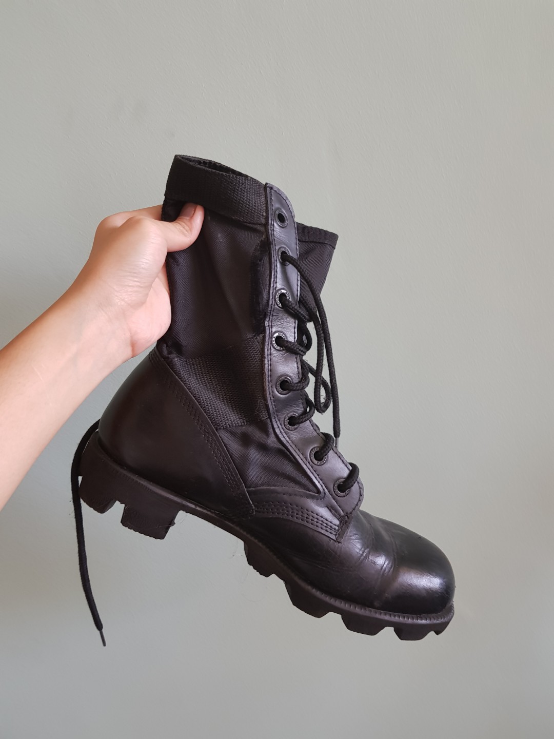 Combat Boots ROTC, Women's Fashion, Footwear, Boots on Carousell