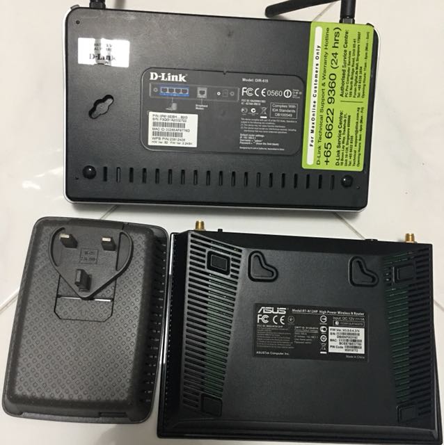DLINK ROUTER, Asus router, wireless extender, Computers & Tech, Parts ...