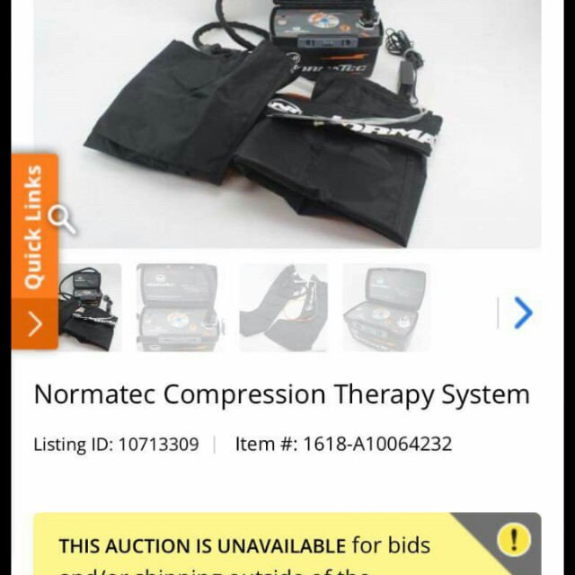 Normatec Compression Therapy System, Health & Nutrition, Massage ...
