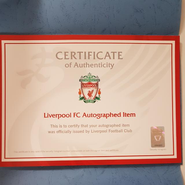 Official Liverpool FC Autograph Ball, Sports Equipment, Sports & Games ...