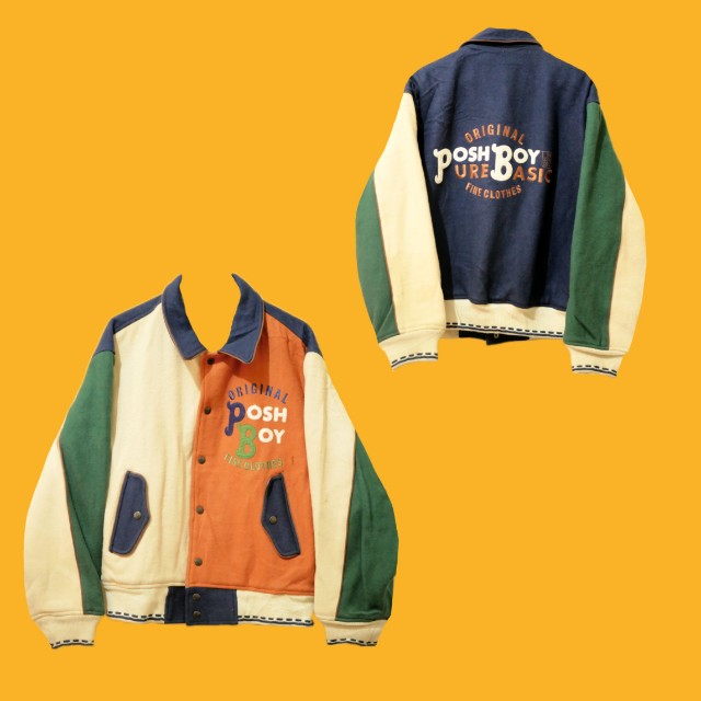 Posh Boy Tricolor Jacket, Fesyen Pria, Pakaian di Carousell