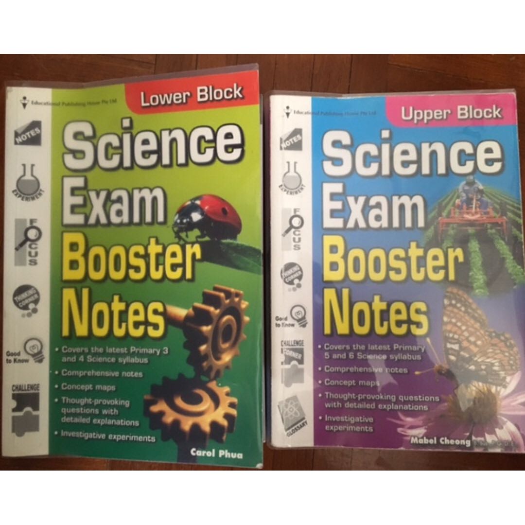 Primary 3-6 Lower and Upper Block Science Exam Booster Notes, Hobbies ...