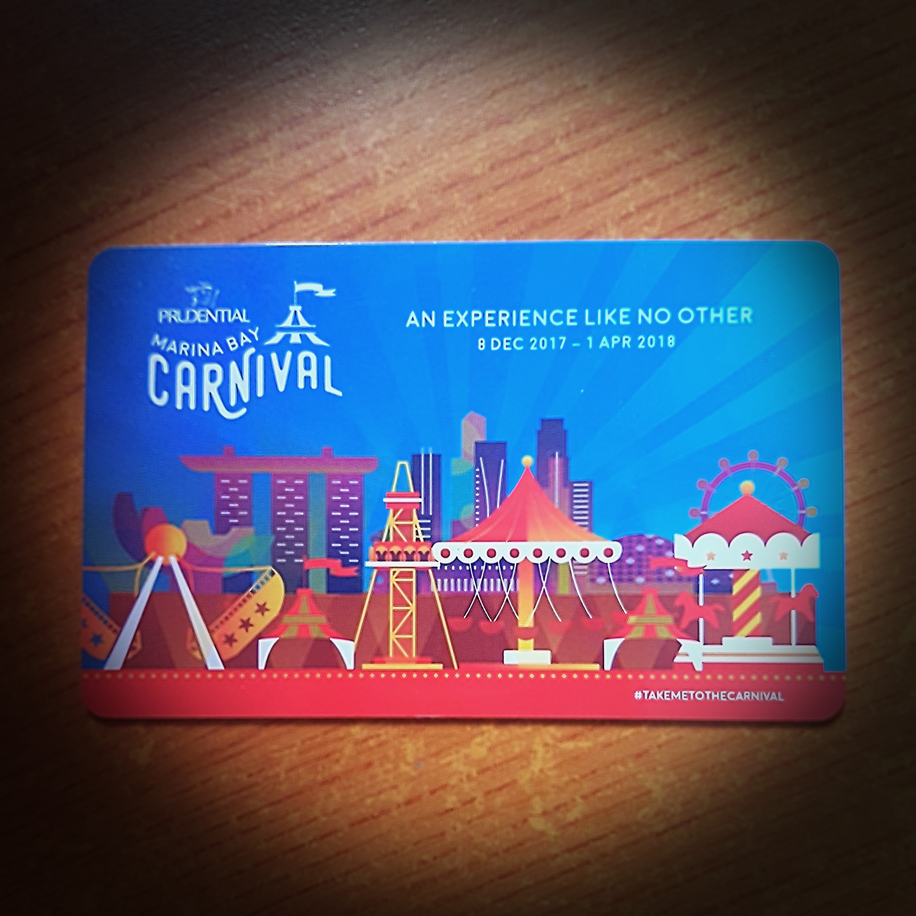 Prudential Marina Bay Carnival Credits Card, Tickets & Vouchers, Local ...