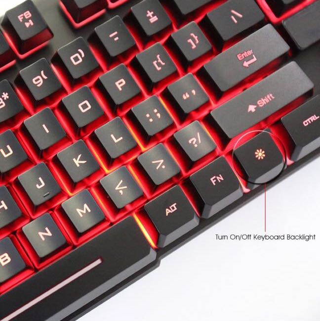 Rii RK100 3 Colors LED Backlit Mechanical Feeling USB Wired Multimedia ...