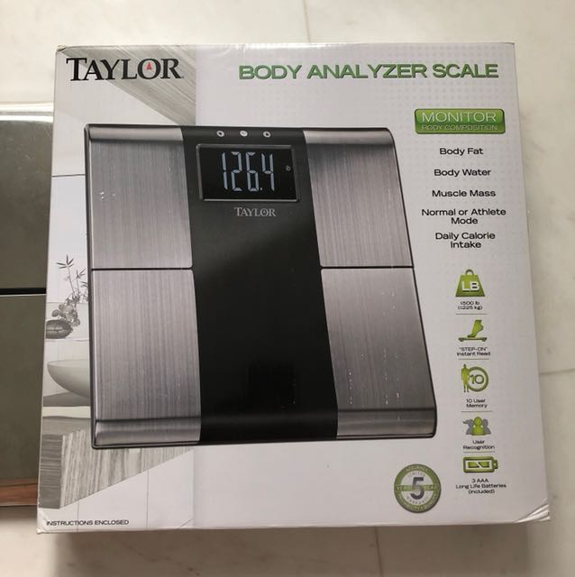 Taylor Weighing Machine Body Fat Analyzer, Health & Nutrition, Health ...