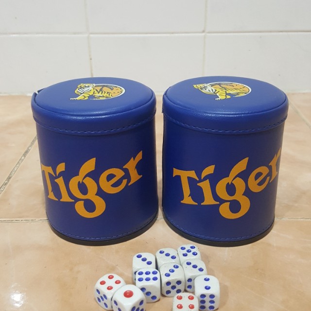 Tiger dice shaker 2, Hobbies & Toys, Collectibles & Memorabilia ...
