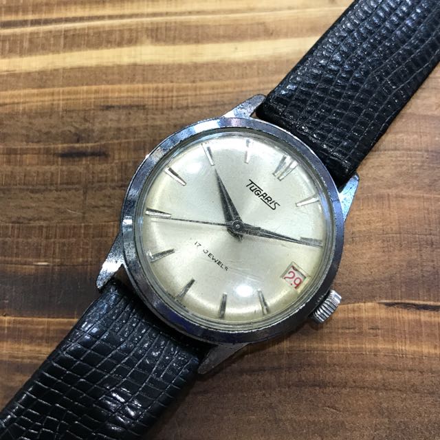 Tugaris 17 Jewels Date, Luxury, Watches on Carousell