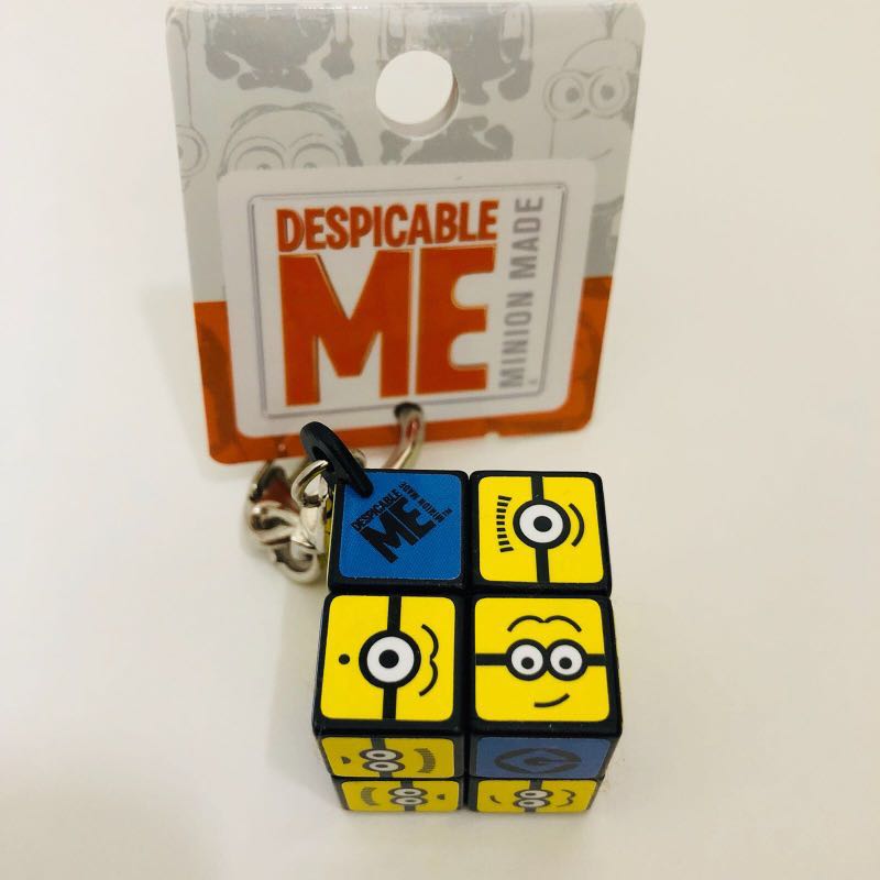 Universal studios Japan minions Rubik's cube keychain despicable me ...