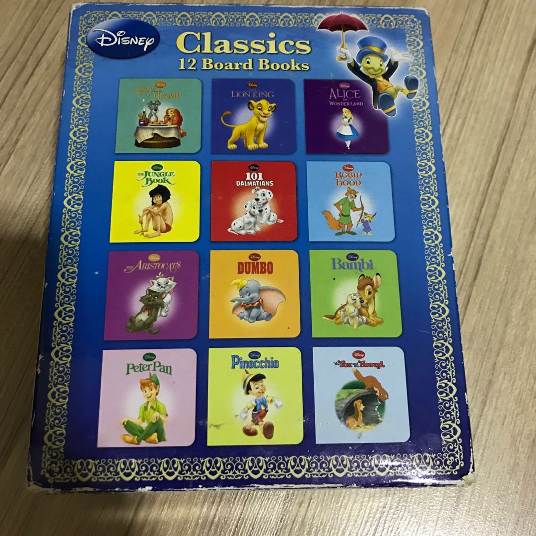 12 Disney classics mini board books, Hobbies & Toys, Books & Magazines ...