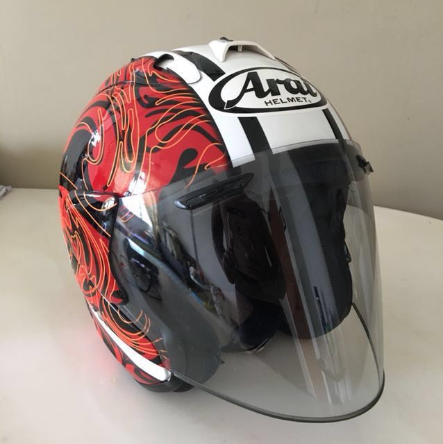 Arai Ram 3 Riptide, Motorcycles, Motorcycle Apparel on Carousell