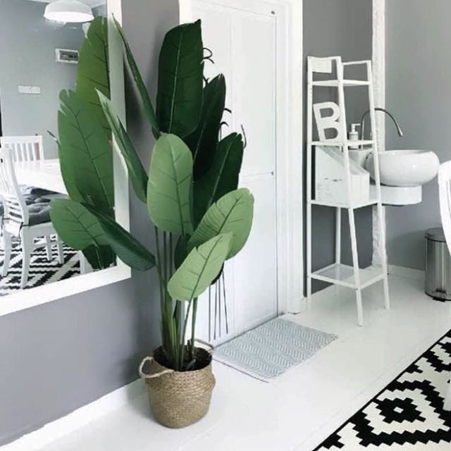 Artificial banana plant, Furniture & Home Living, Home Decor ...