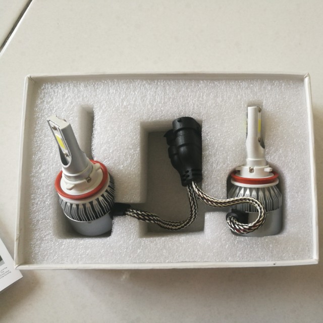 C6 LED headlight H11 socket, Auto Accessories on Carousell