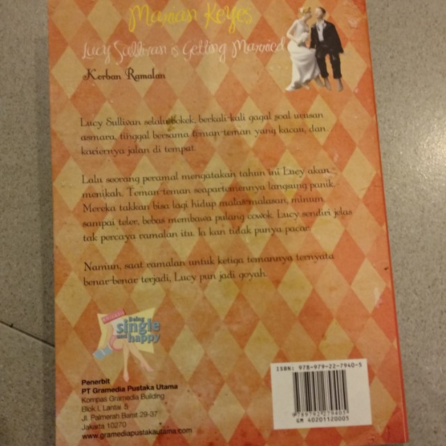 chicklit lucy sullivan is getting married - marian keyes, Buku & Alat ...