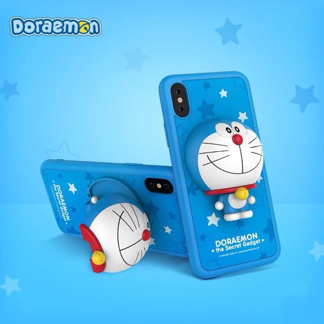 Doraemon iPhone X Hard Plastic Case, Electronics, Mobile Phones on ...
