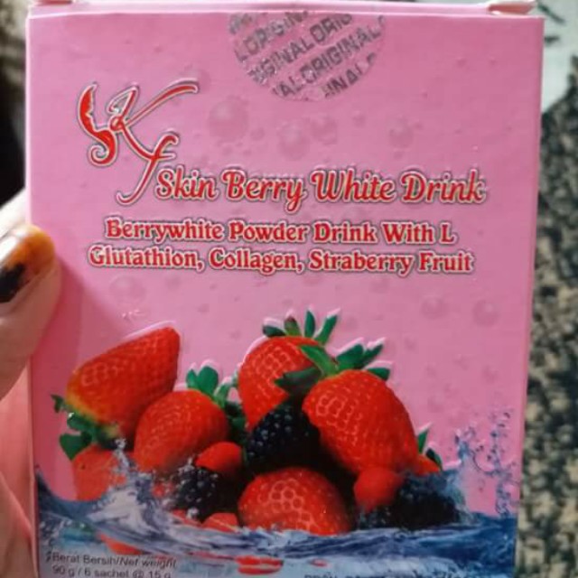 KF SKIN BERRY WHITE DRINK, Kesehatan & Kecantikan, Kulit, Sabun & Tubuh ...