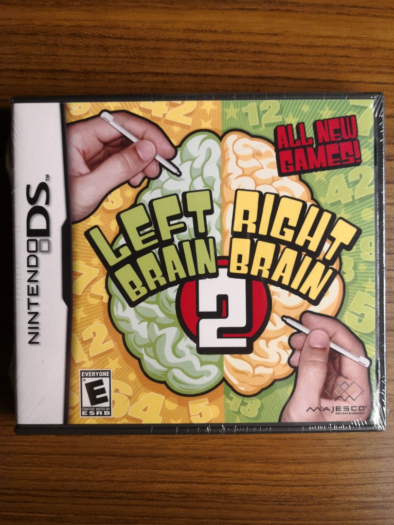 Nintendo DS Left Brain Right Brain 2, Video Gaming, Video Games ...