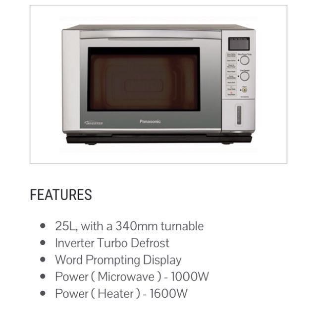 Panasonic Steam Grill Microwave Oven, TV & Home Appliances, Kitchen ...