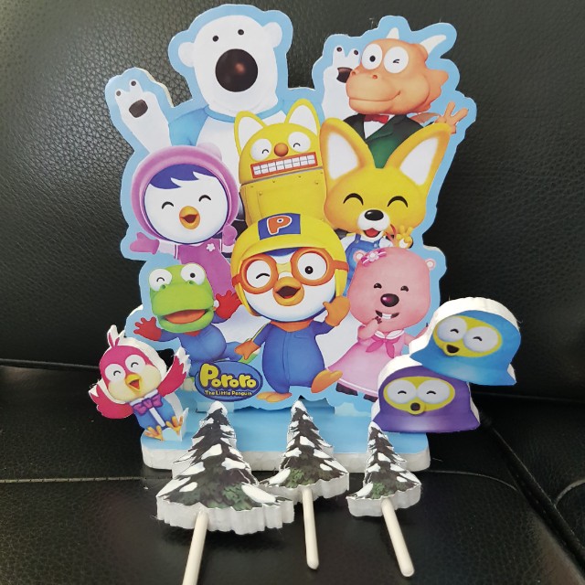 SALE!!! pororo cake topper, Hobbies & Toys, Stationery & Craft ...